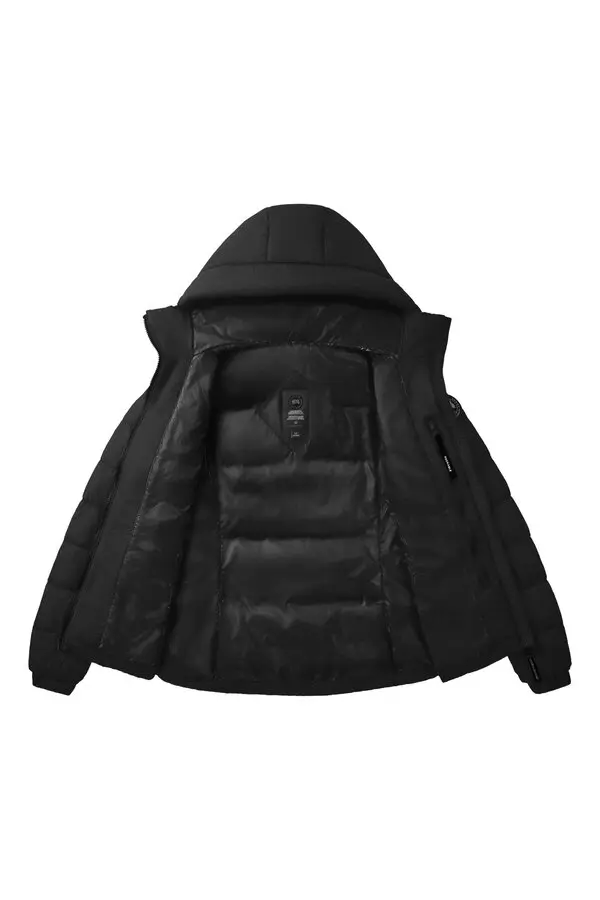 Canada Goose Hooded Down Jacket With Two-way Zipper