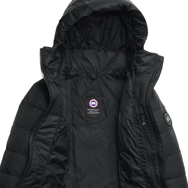 Canada Goose Hooded Down Jacket With Two-way Zipper