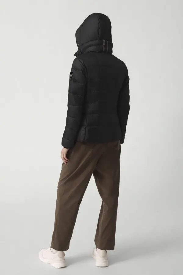 Canada Goose Hooded Down Jacket With Two-way Zipper