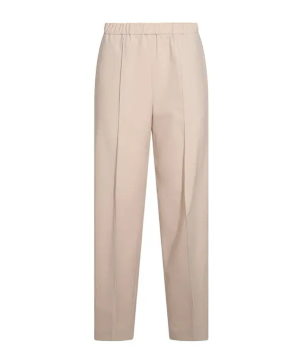 Fabiana Filippi Elasticated Waist Straight-leg Trousers - Nude