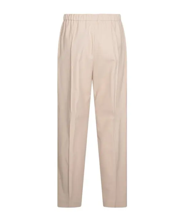 Fabiana Filippi Elasticated Waist Straight-leg Trousers - Nude