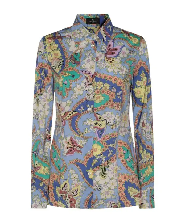 Etro Paisley Printed Long-sleeved Shirt