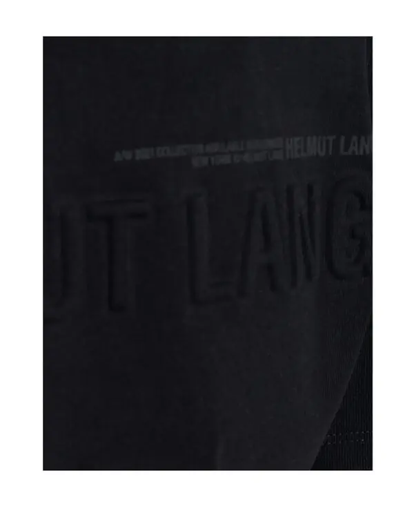 Helmut Lang Logo Embossed Crewneck T-shirt
