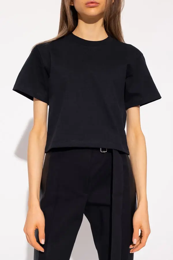 Helmut Lang Logo Embossed Crewneck T-shirt