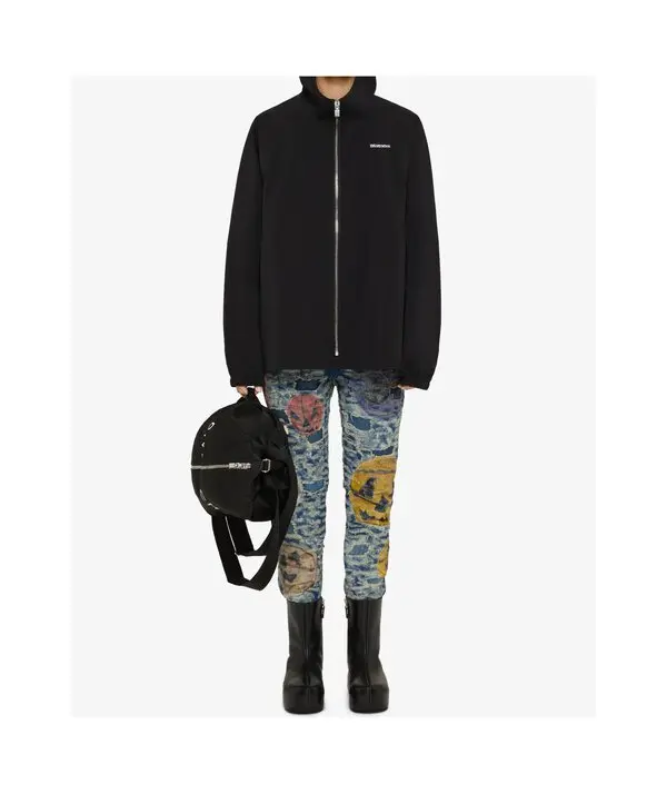 Givenchy Printed Logo Hooded Zip-up Jacket