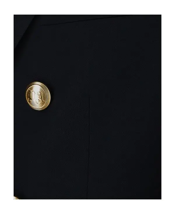 Palm Angels Embroidered Double-breasted Blazer
