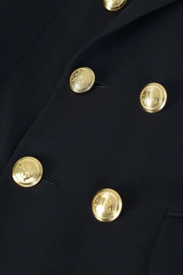 Palm Angels Embroidered Double-breasted Blazer