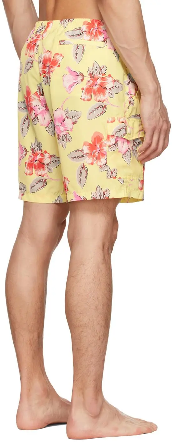 Palm Angels Printed Cargo Swim Shorts