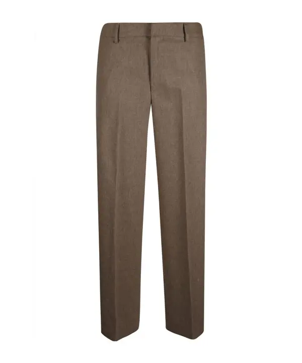 PT TORINO Casual Trousers With Belt Loops - Brown