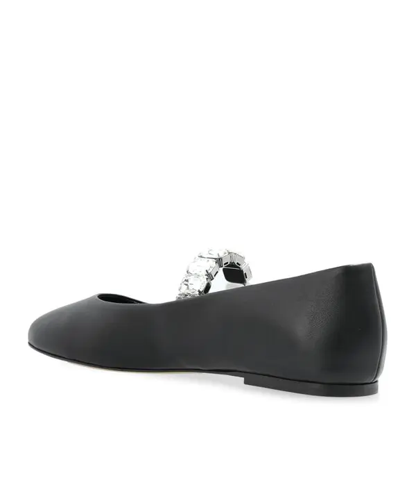 Casadei Embellished Ballet Flat Shoes