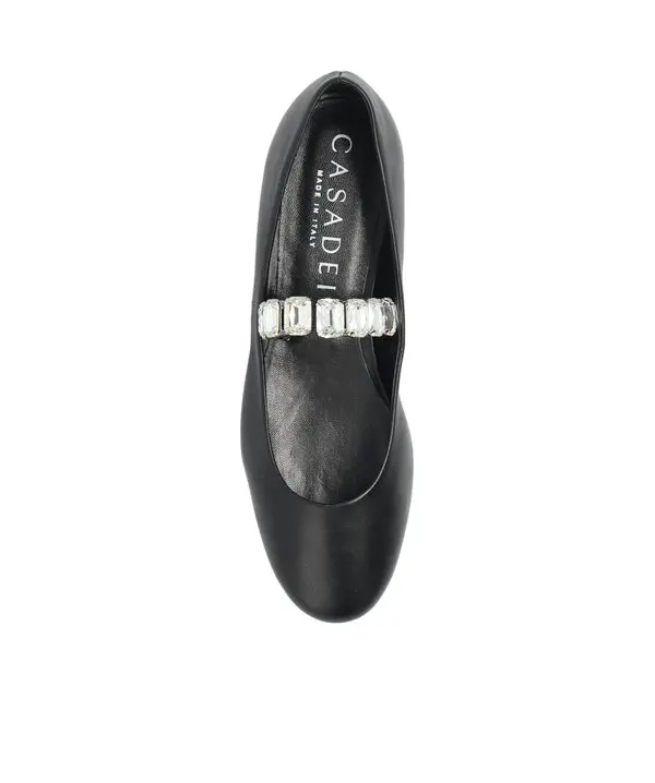 Casadei Embellished Ballet Flat Shoes