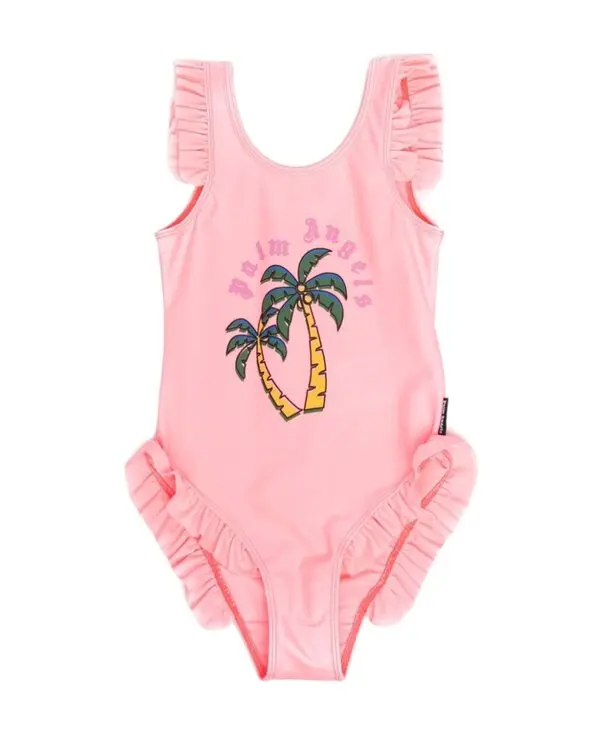 Palm Angels Logo One-piece Swimsuit
