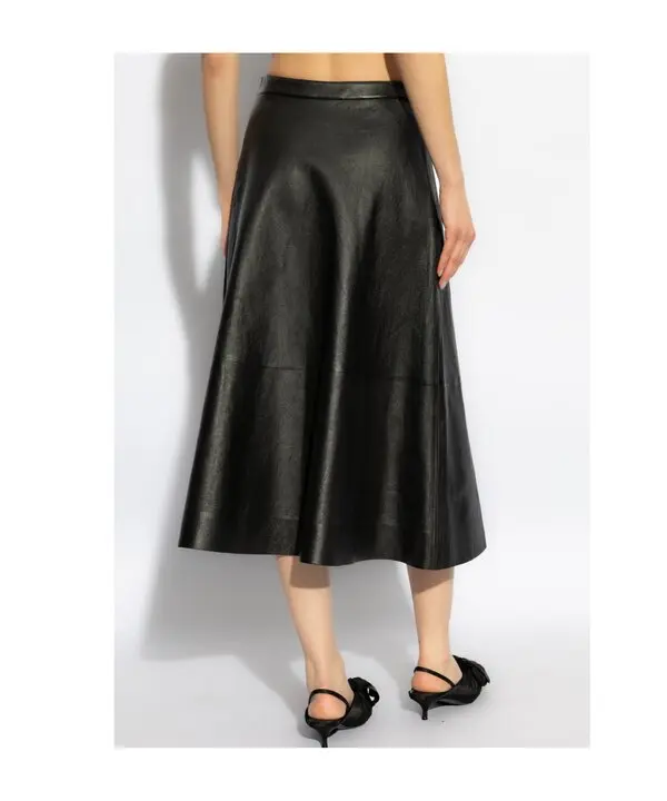 Balenciaga A-line Draped Skirt