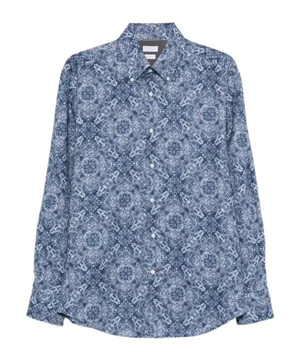 Brunello Cucinelli Paisley-print Shirt