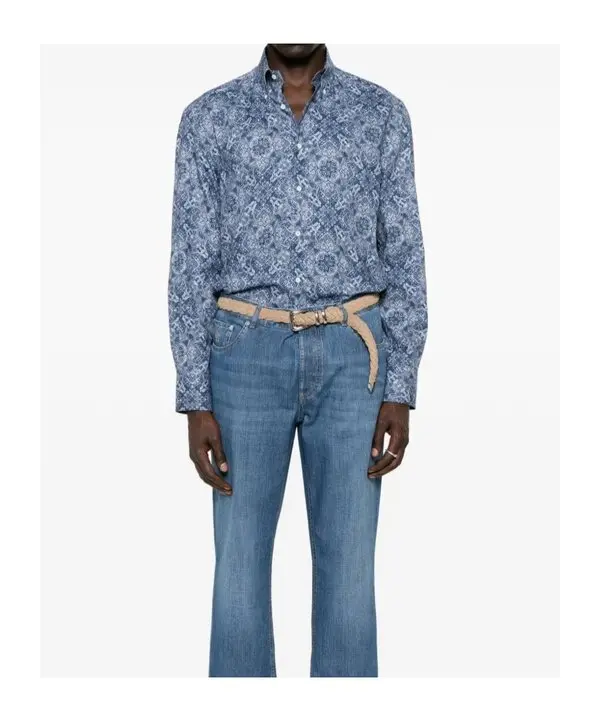 Brunello Cucinelli Paisley-print Shirt