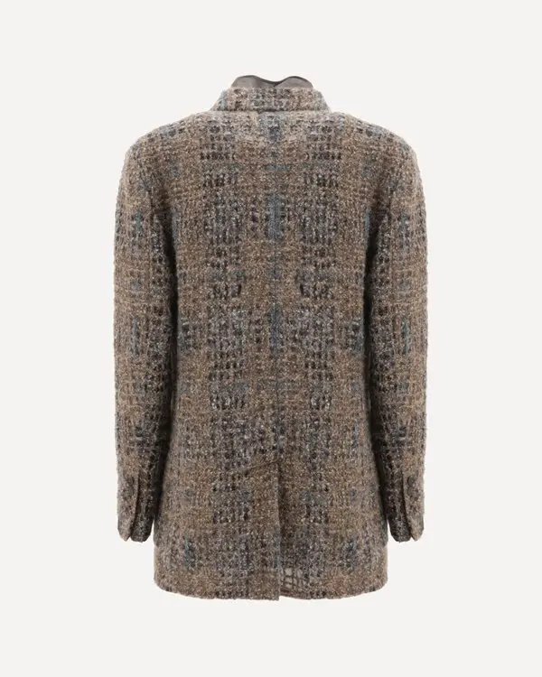 Brunello Cucinelli Double-breasted Checked Blazer