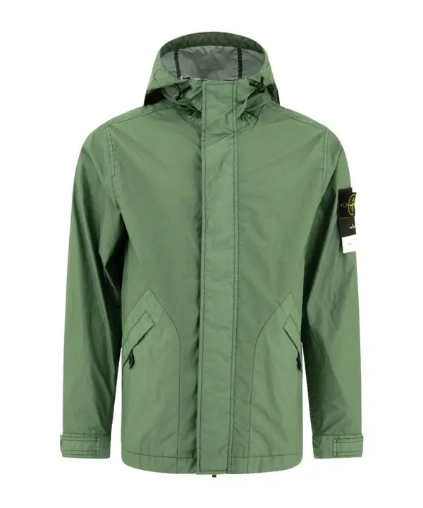 Stone Island Compass Patch Hooded Jacket