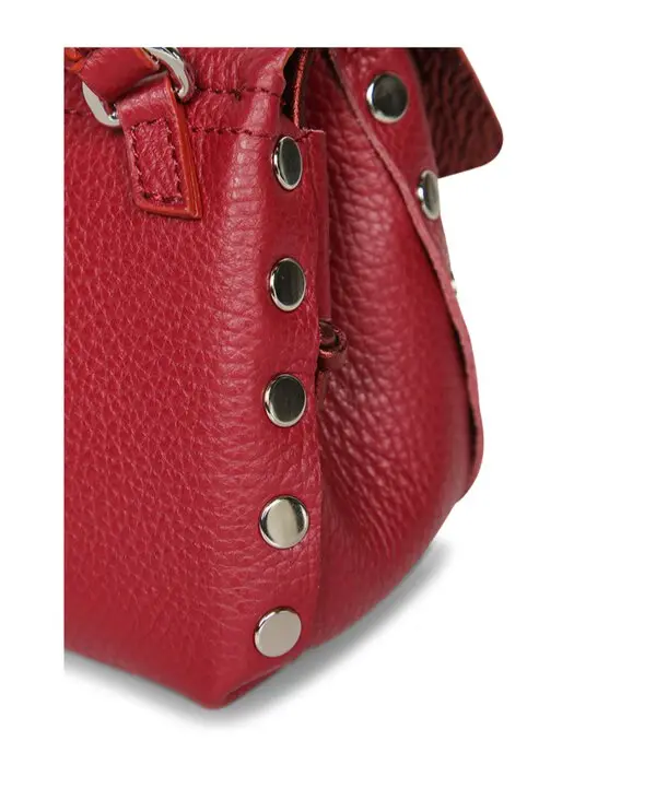 ZANELLATO Studded Leather Shoulder Bag