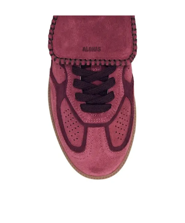 ALOHAS Tb.490 Club Lace-up Suede Sneakers - Pink