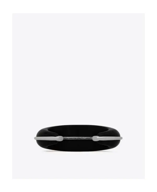 Saint Laurent Dome Cuff Bracelet In Metal