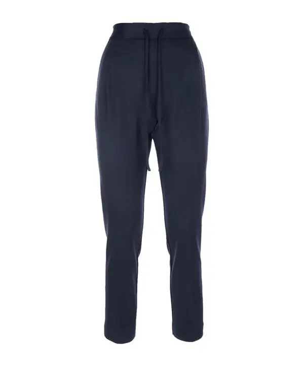 Fabiana Filippi Drawstring Waist Trousers - Navy