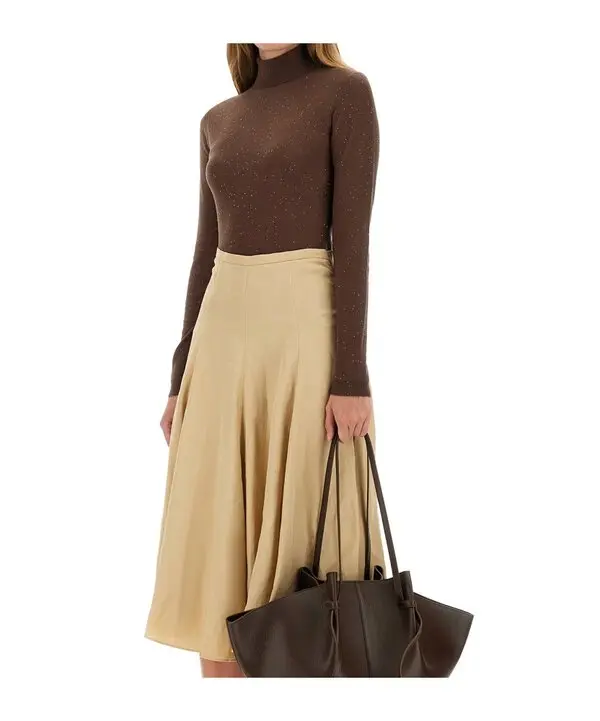 Fabiana Filippi Sequin High Neck Jumper