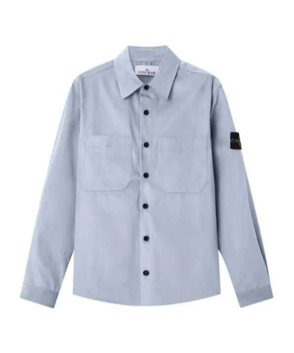 Stone Island Regular-fit Overshirt With Pockets