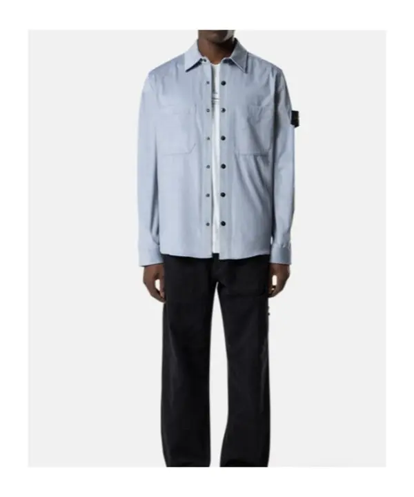 Stone Island Regular-fit Overshirt With Pockets