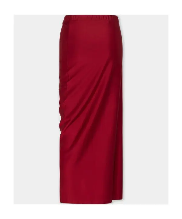 Rabanne Jersey Gathered Maxi Skirt