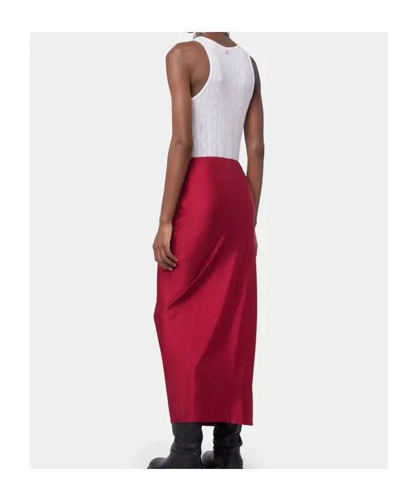 Rabanne Jersey Gathered Maxi Skirt