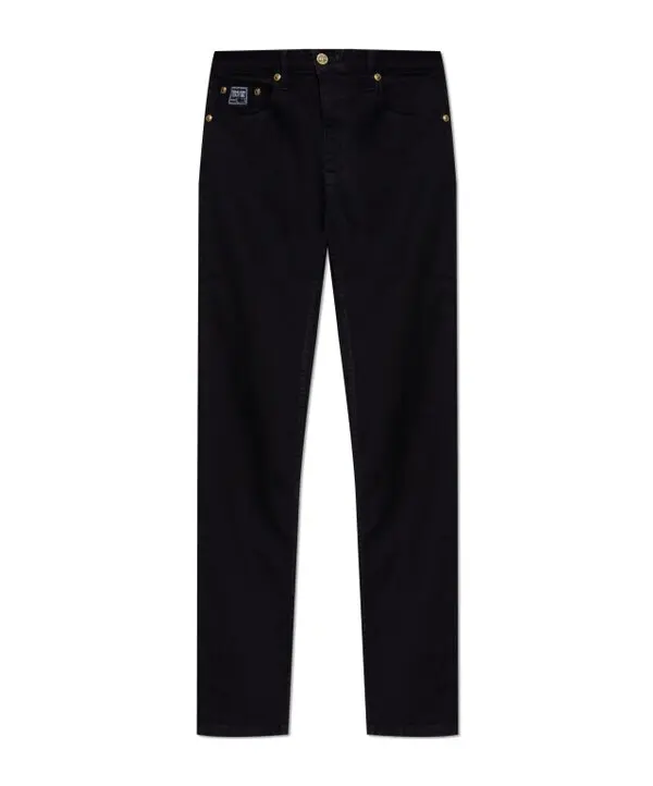 Versace Logo Patch Skinny Jeans