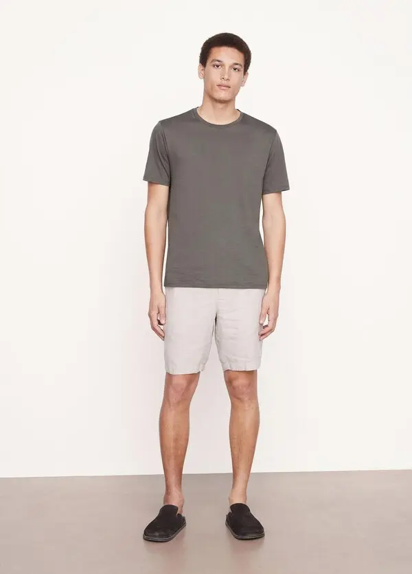 Vince Open-necked Black Shirt