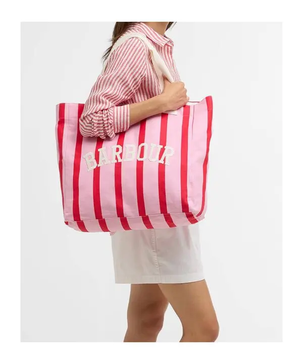 Barbour Emily Stripe Tote Bag