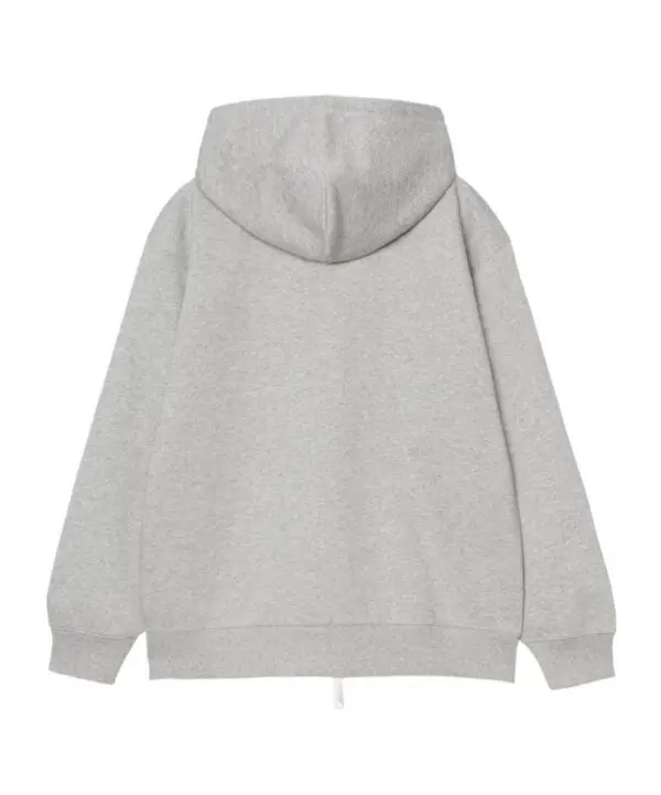 Carhartt Work In Progress Hooded Zip-up Jacket With Small Heart Patch