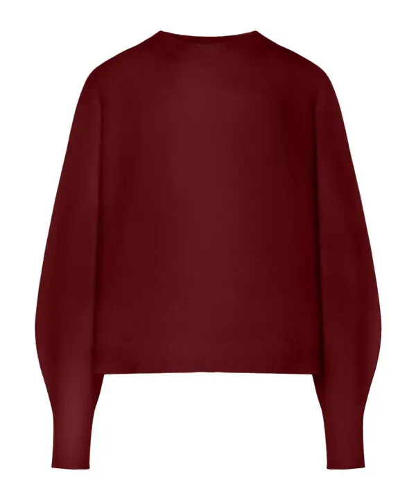 Max Mara Crewneck Long-sleeved Jumper - Red