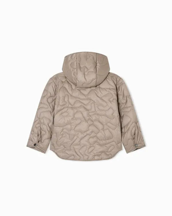 Emporio Armani 3d Quilted Flower-pattern Jacket