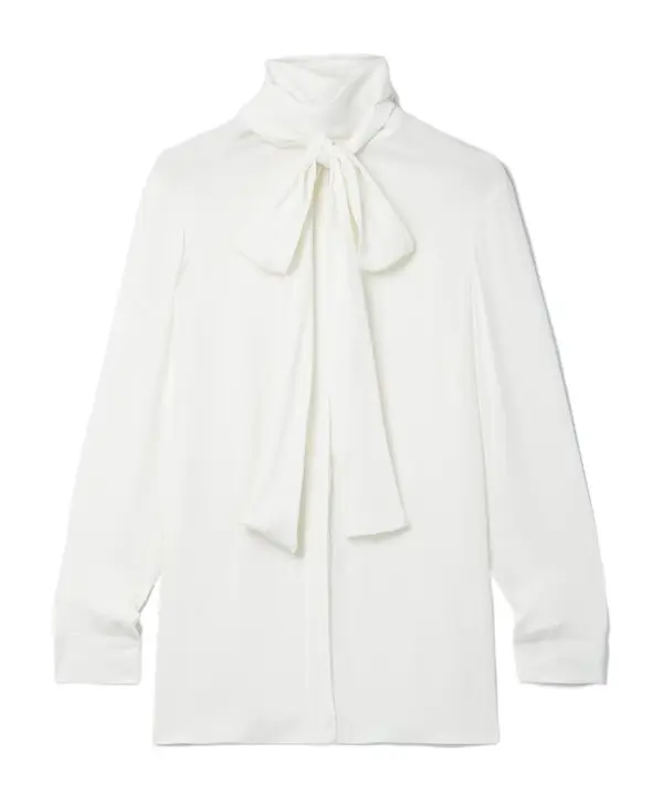 Khaite Knotted Tie Detailed Blouse - No