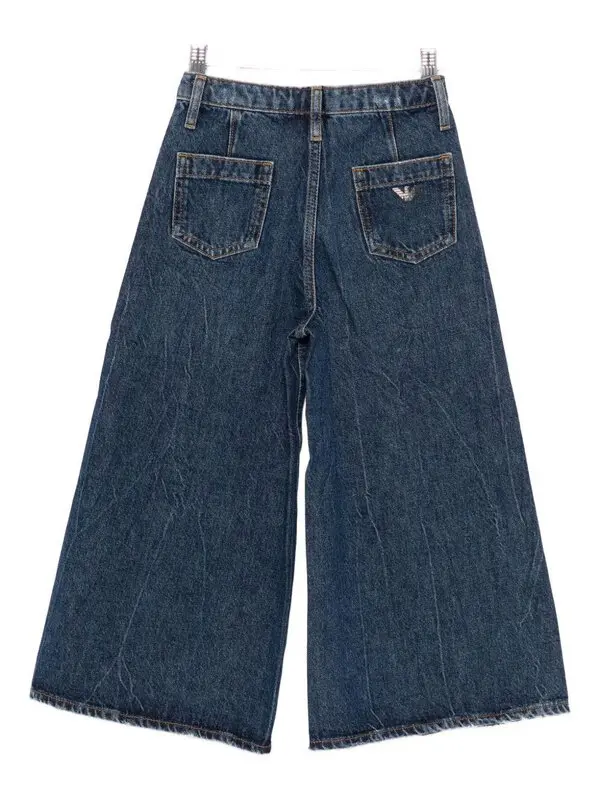 Emporio Armani Panelled Wide-leg Trousers