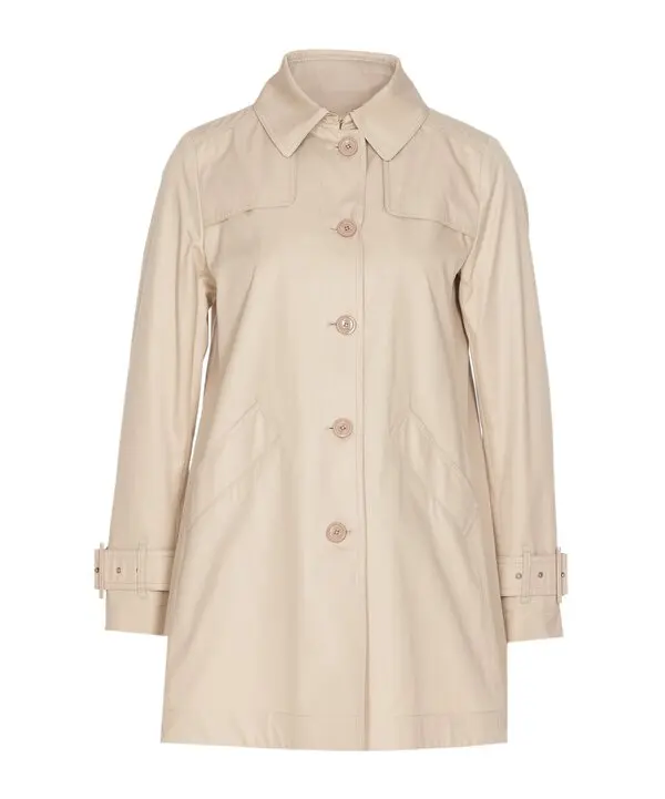 Herno Long Sleeved Buttoned Trench Coat