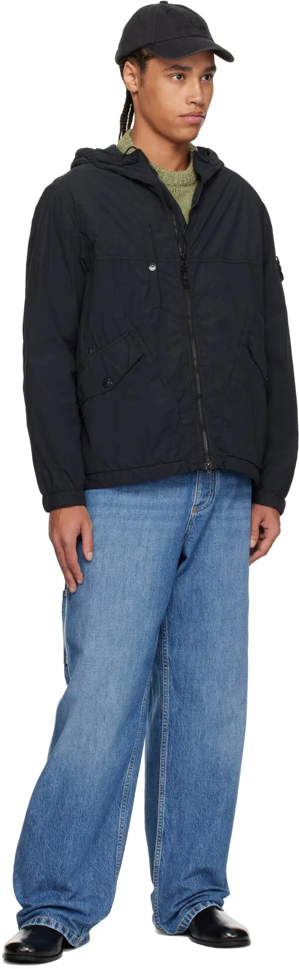 Stone Island Zipped Hooded Jacket