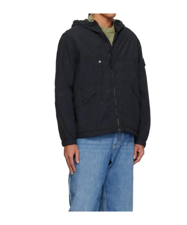 Stone Island Zipped Hooded Jacket