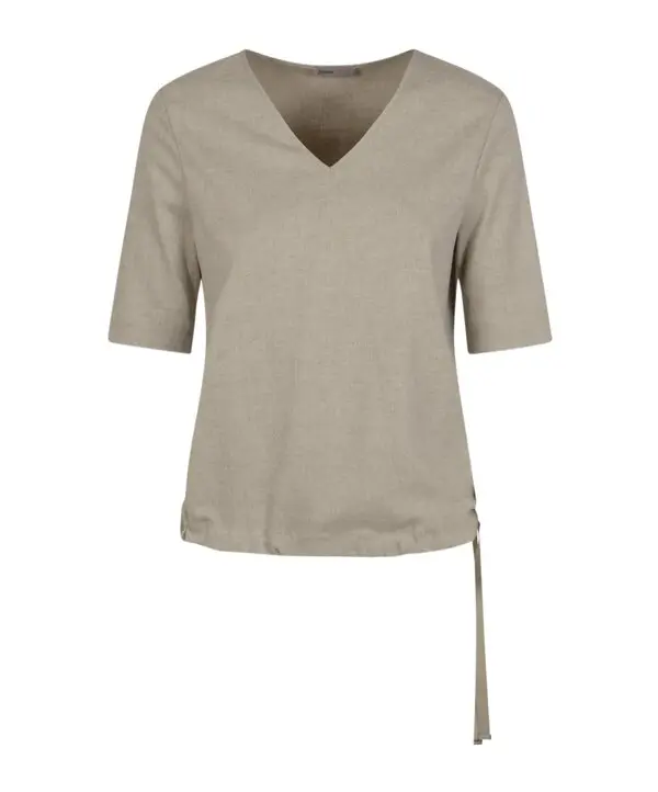 Herno Melange Flannel Resort T-shirt