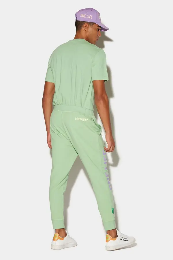 Dsquared2 Slogan-print Cotton Track Pants