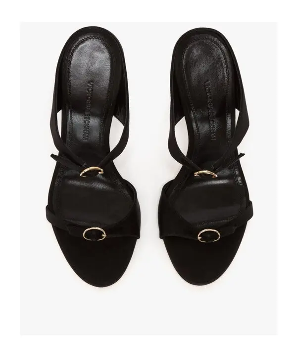 Victoria Beckham Buckle-embellished Stiletto Sandals