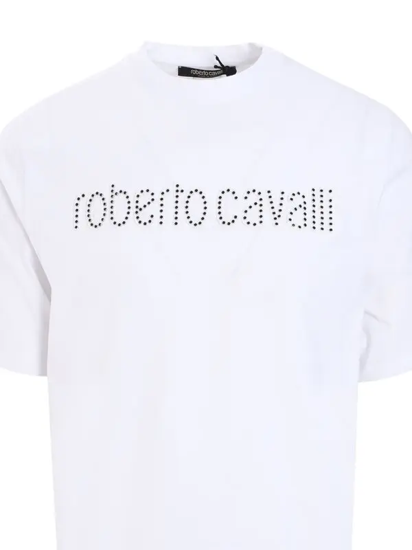 Roberto Cavalli Mini Stud Embellished T-shirt