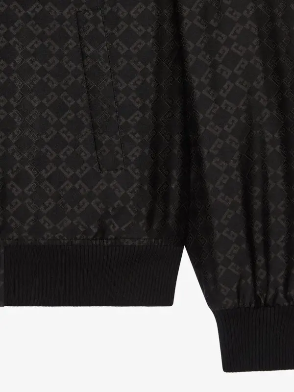 Givenchy Oversized 2-in-1 Bomber In Monogram 72 Jacquard