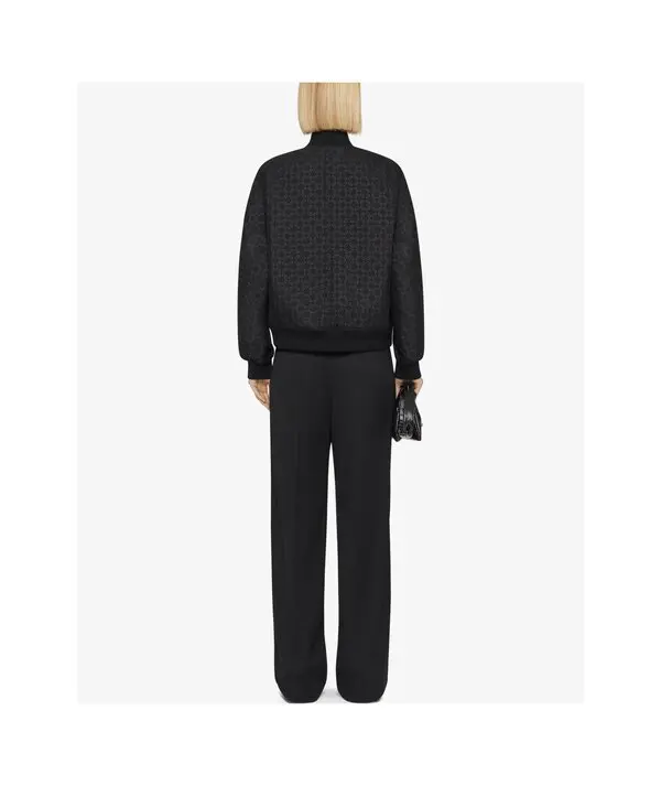 Givenchy Oversized 2-in-1 Bomber In Monogram 72 Jacquard