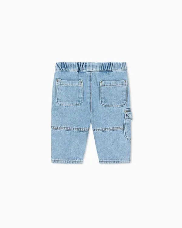 Emporio Armani Logo-embroidered Cargo Trousers