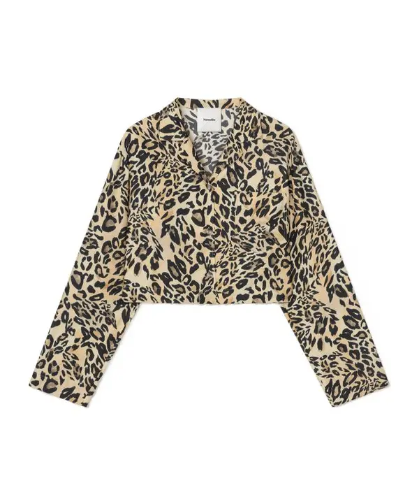 Nanushka Cropped Long-sleeves Shirt