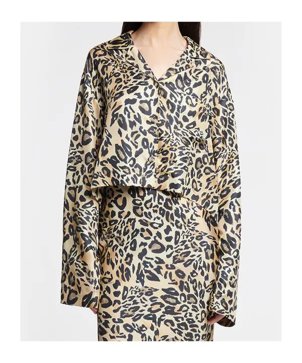 Nanushka Cropped Long-sleeves Shirt